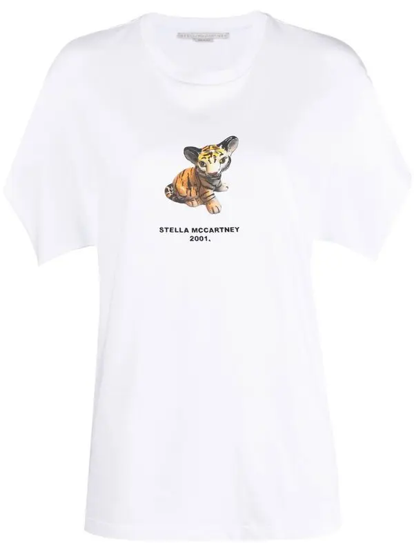 Stella McCartney Tiger-print Cotton T-shirt