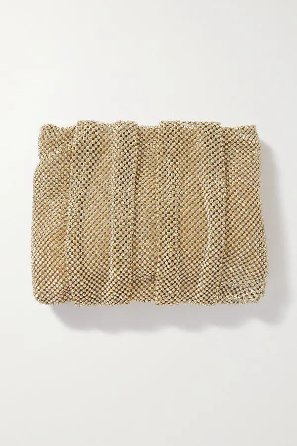 LOEFFLER RANDALL Ember Embellished Mesh Clutch