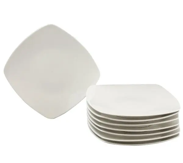 Gibson Zen Buffetware 8-piece Salad Plate