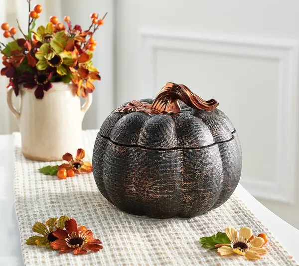 HOMEWORX BY SLATKIN + CO. 14ozdecorative Burlap Pumpkin