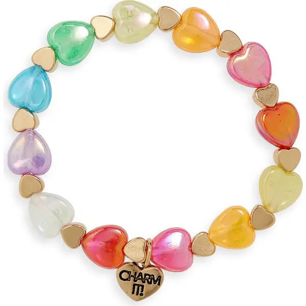 CHARM IT!® Heart Bead Stretch Bracelet