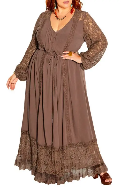 bohemian lace midi dress Angelica Lace Midi Dress – Twirl Boutique