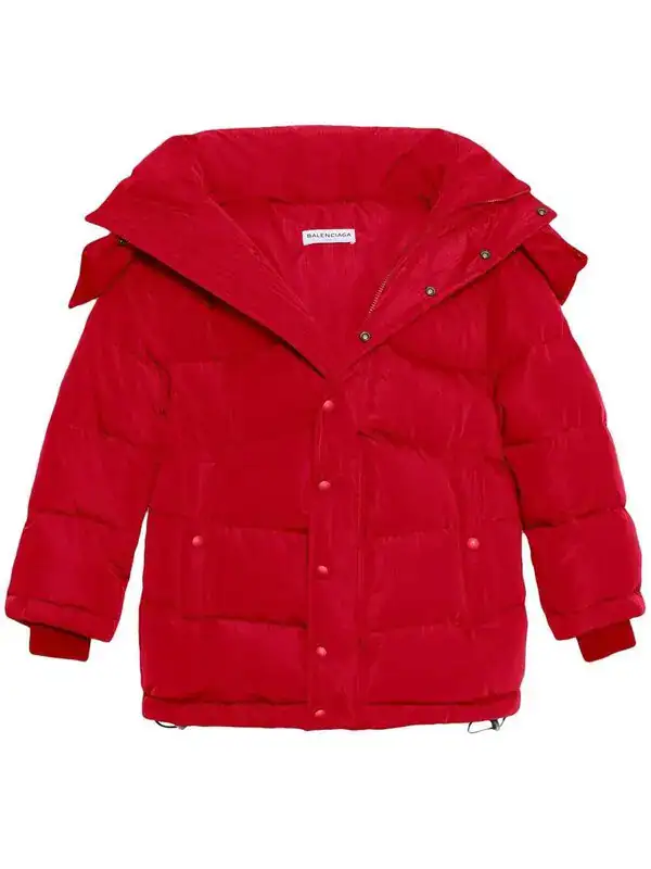 Quilted Puffer Red Balenciaga Puffer Jacket Balenciaga New Swing