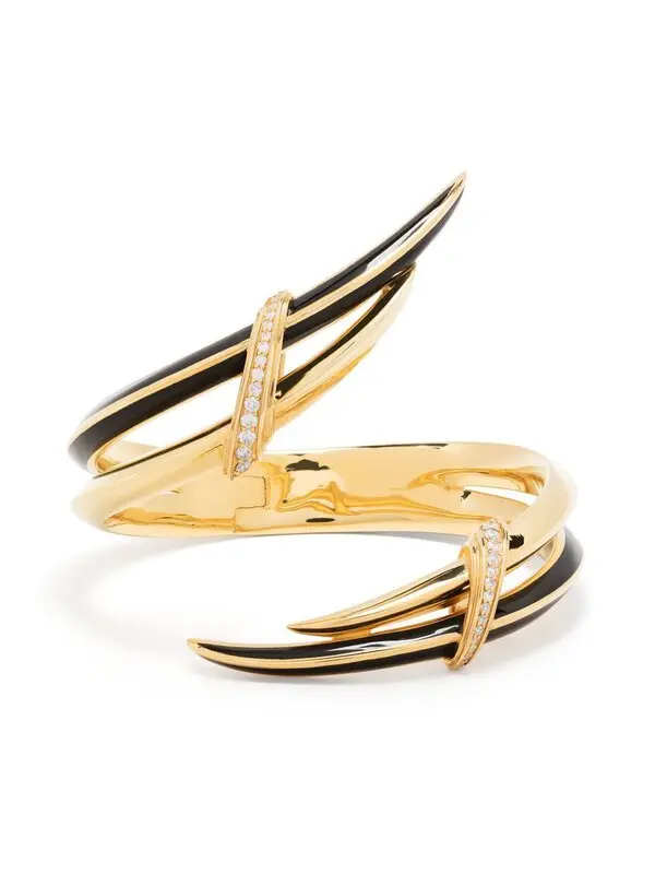 SHAUN LEANE Sabre Deco Diamond Bracelet
