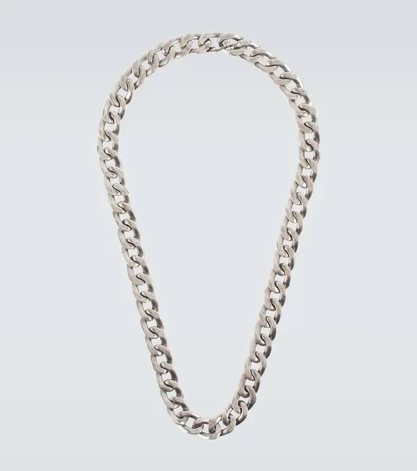 Maison Margiela Sterling Necklace In Silver - 30% Off | Editorialist