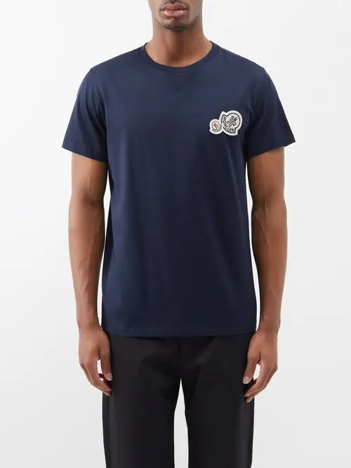 double logo moncler t shirt