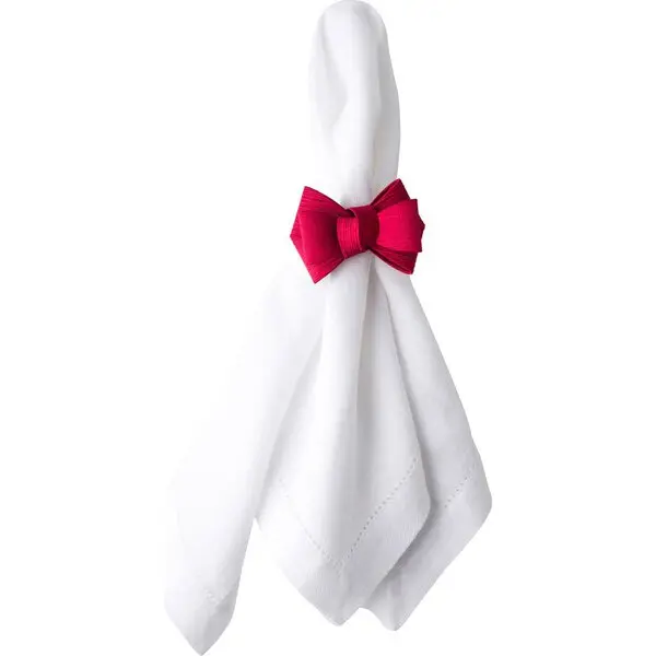 JULISKA Tuxedo Napkin Ring - Ruby