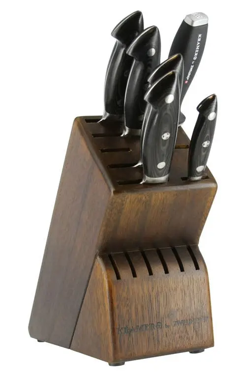 ZWILLING Kramer Euroline 7-piece Knife Block Set - Black