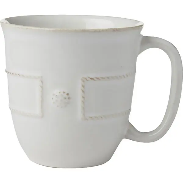 JULISKA Berry & Thread Ceramic Cup - Whitewash
