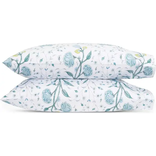 MATOUK Khilana 500 Thread Count Set Of 2 Pillowcases - Blue