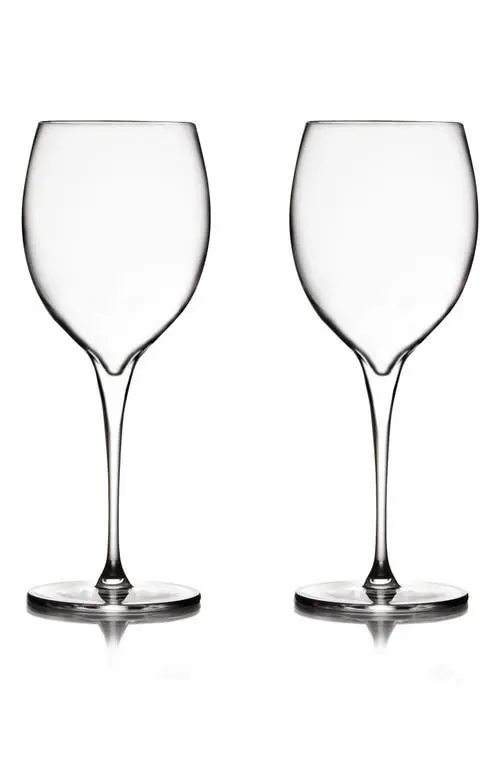 NAMBE Vie Set Of 2 Chardonnay Glasses - Clear