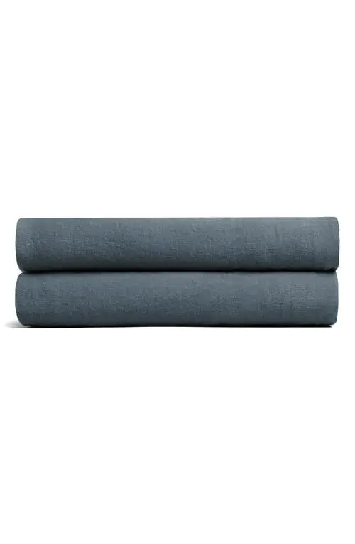 PARACHUTE Linen Fitted Sheet - Dusk