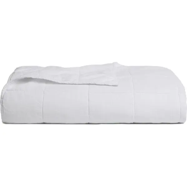 PARACHUTE Linen Box Quilt - White