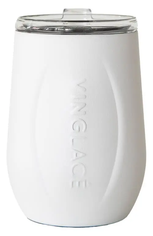 VINGLACE Stemless Wine Glass - White