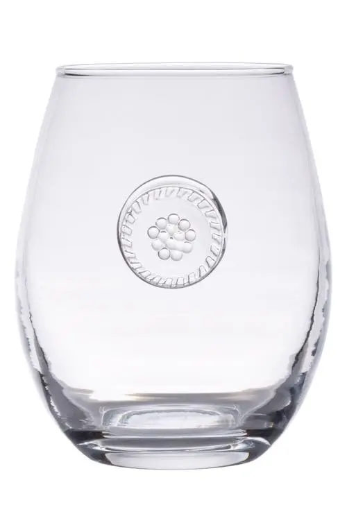 JULISKA Berry & Thread Stemless White Wine Glass