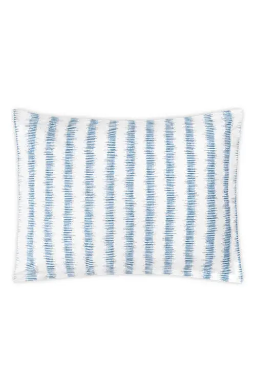 MATOUK Attleboro Stripe Print Pillow Sham - Prussian Blue