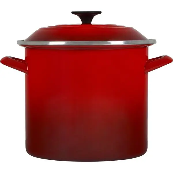 LE CREUSET 8-quart Enameled Steel Stockpot - Cerise