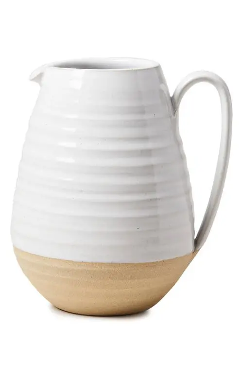 FARMHOUSE POTTERY Large Farmer's Pitcher - Brown
