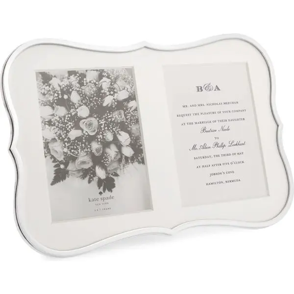 Kate Spade New York Crown Point' Double Invitation Frame