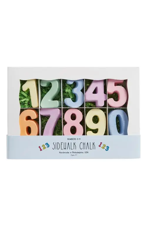 twee 10-piece Numbers Sidewalk Chalk Set - One-color | Editorialist