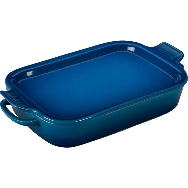 LE CREUSET 3 1/2 Quart Stoneware Casserole & Platter Lid - Marseille