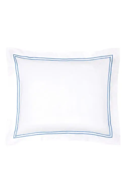 SFERRA Grande Hotel Sham - White/ocean