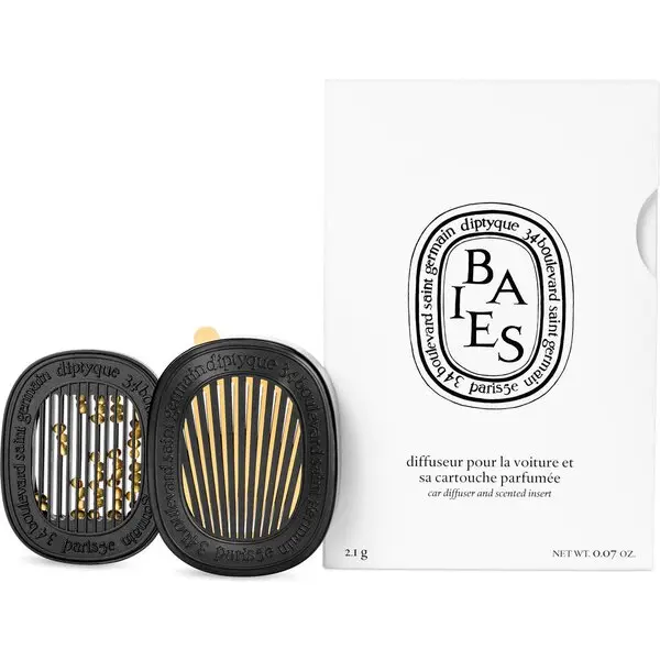 DIPTYQUE Baies Car Fragrance Diffuser & Refill Insert Set