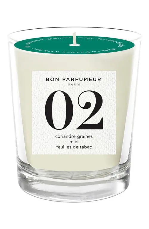 BON PARFUMEUR Candle 02 Coriander Seed, Honey & Tobacco Scented Candle