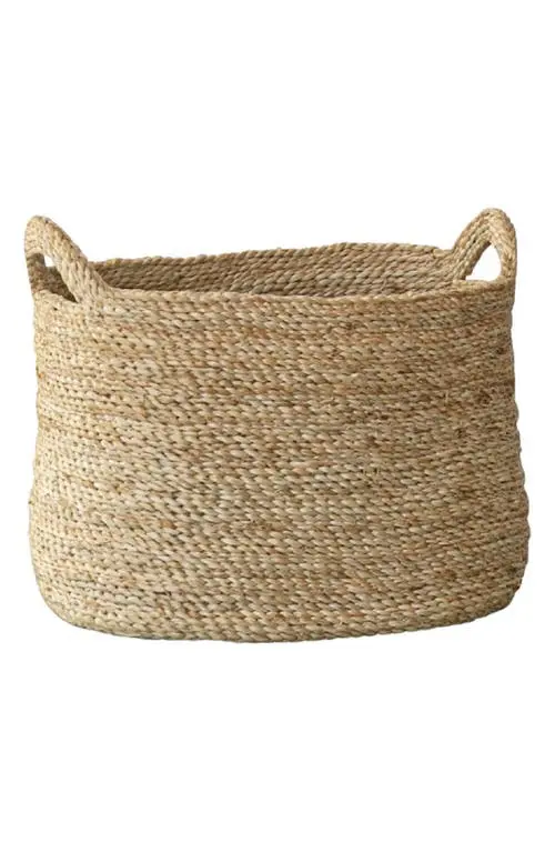WILL & ATLAS Oval Jute Basket
