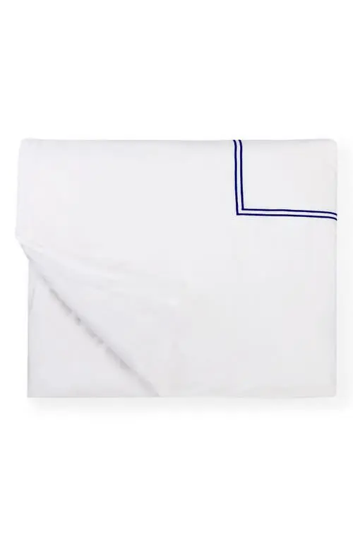 SFERRA Grande Hotel Duvet Cover - White/navy