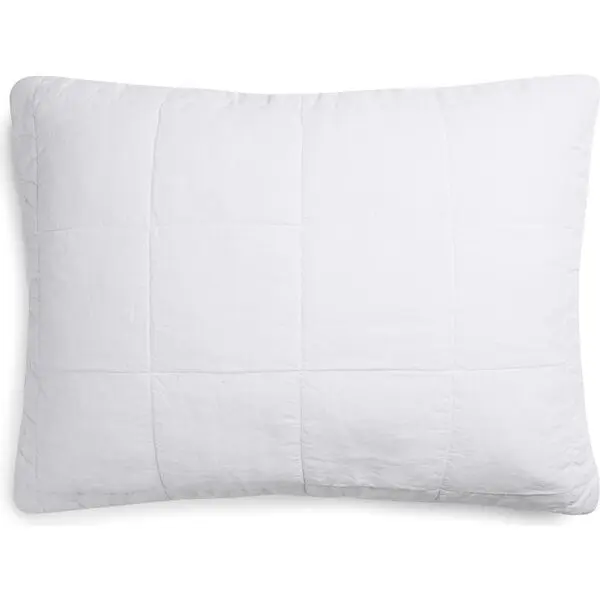 PARACHUTE Linen Box Quilted Sham Set - White