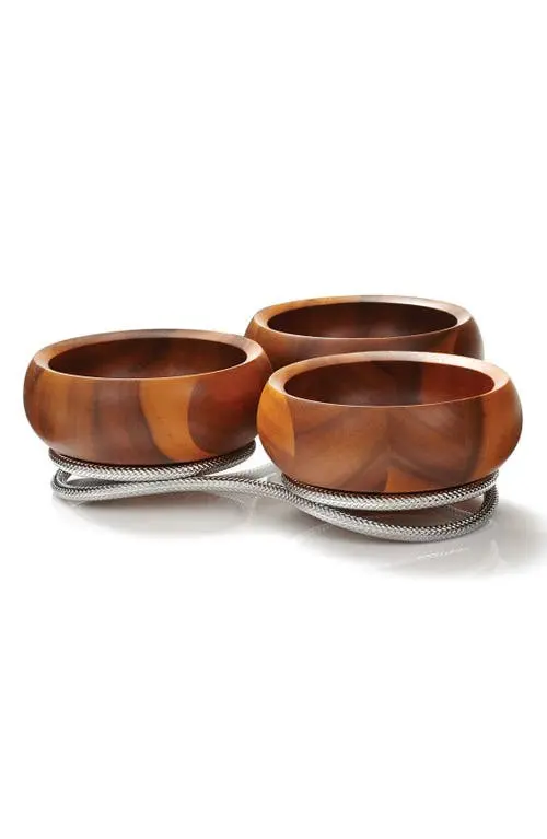NAMBE Braid' Condiment Server - Silver