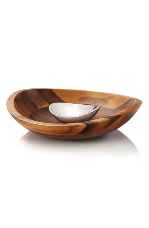 NAMBE Braid' Chip & Dip Server - Brown