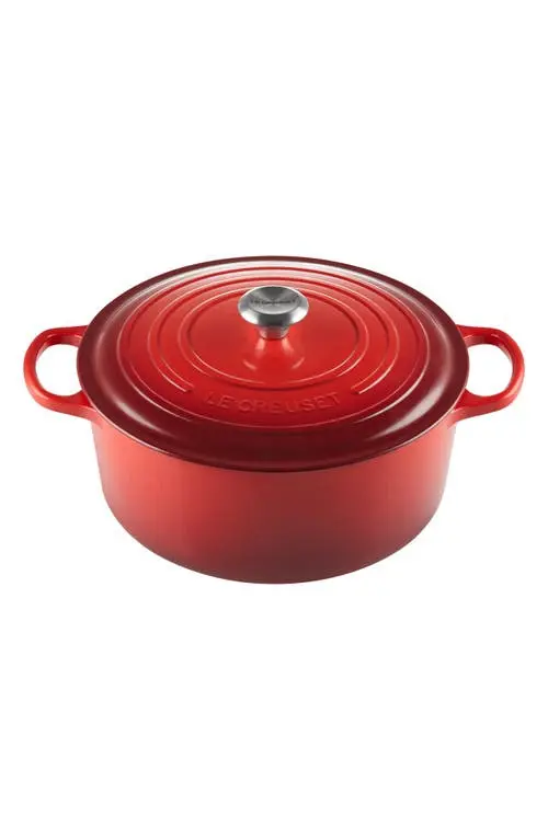 LE CREUSET Signature 13 1/4-quart Oval Enamel Cast Iron French/dutch Oven - Cerise
