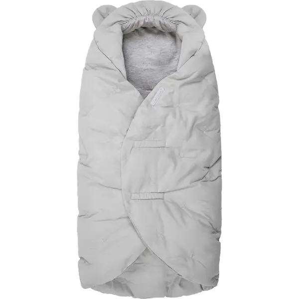 7AM Nido Teddy Wrap Swaddle - Pearl Grey