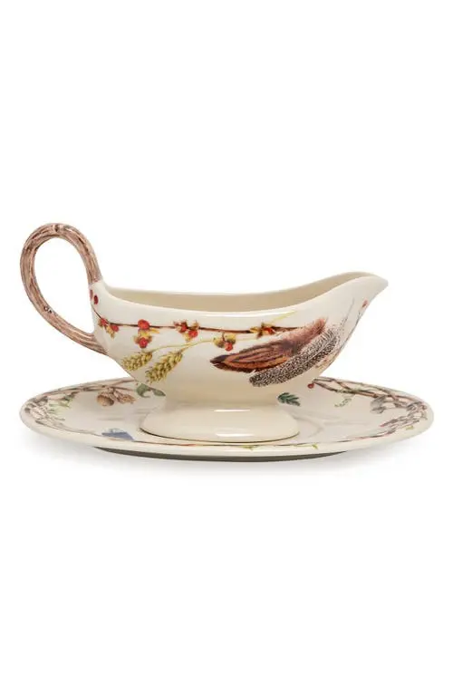 JULISKA Forest Walk Sauce Boat & Tray