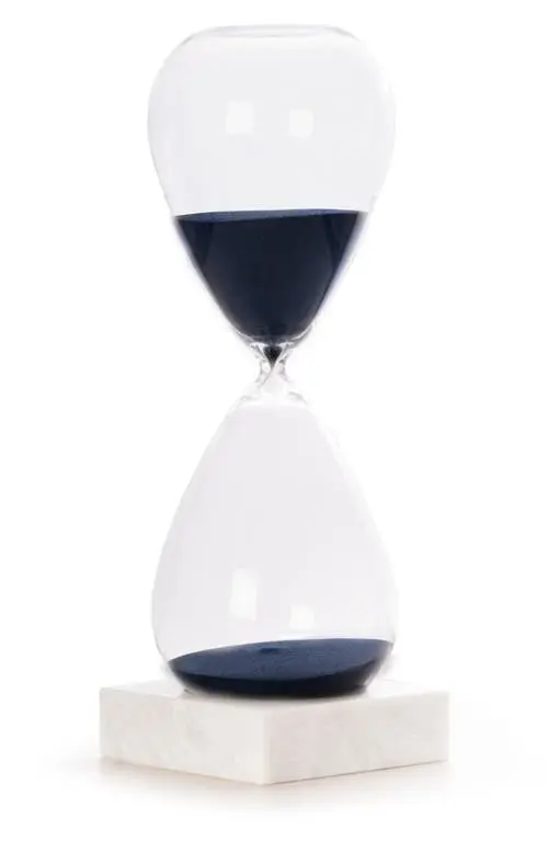 BEY-BERK 90-minute Hourglass Sand Timer - Navy