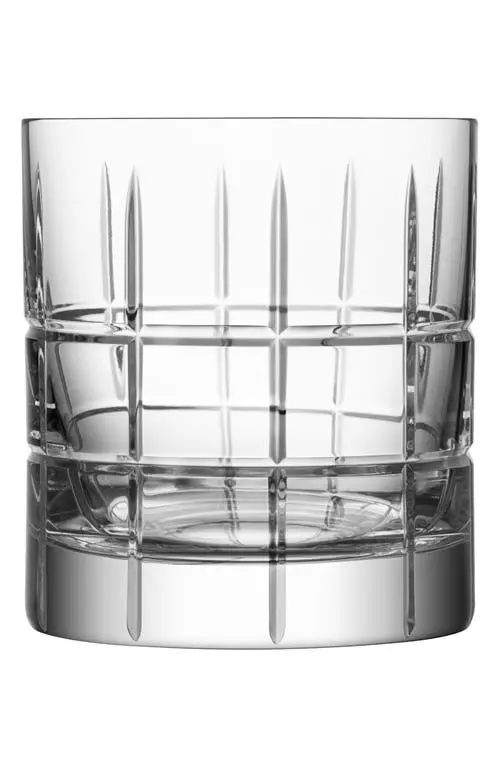 ORREFORS Set Of 4 'street' Old Fashioned Tumblers