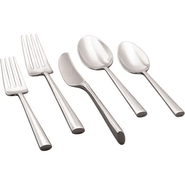 Kate Spade New York Malmo 5-piece Place Setting - Metallic Silver
