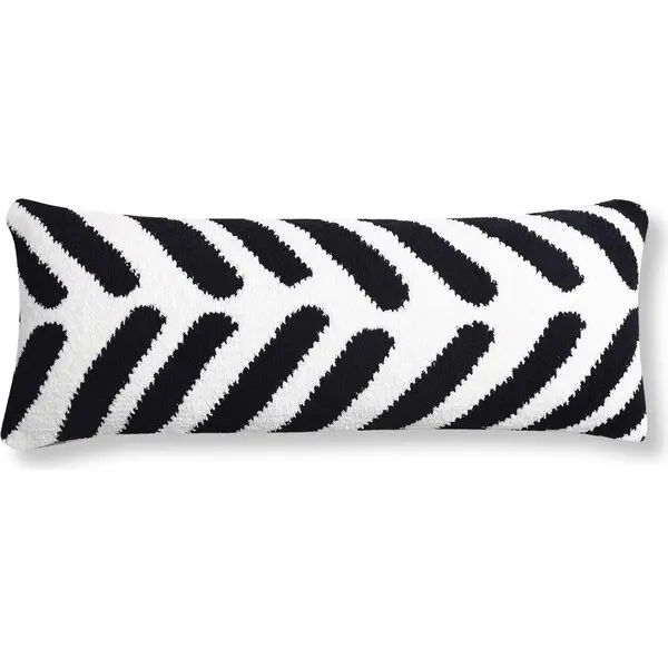 SUNDAY CITIZEN Oversize Lumbar Pillow - Black - Off White