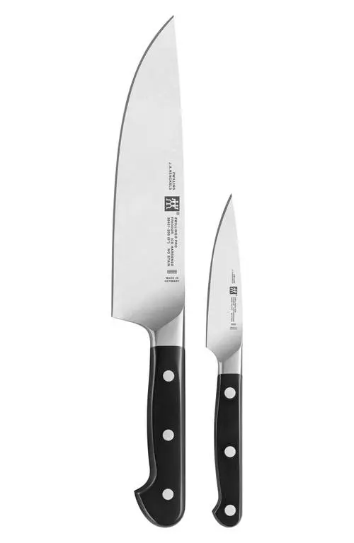 ZWILLING Pro 2-piece Chef's Knife Set - Black