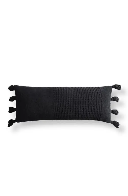 SUNDAY CITIZEN Pompom Lumbar Pillow - Black