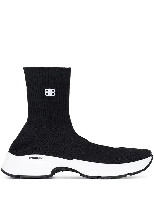 Balenciaga Speed 3.0 Sock-style Sneakers - Black