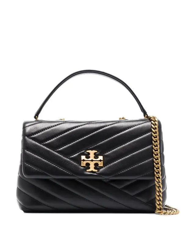 Tory Burch Kira Chevron Convertible Shoulder Bag - Black