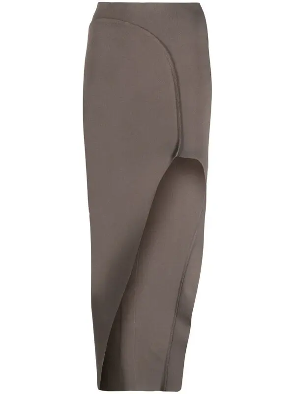 Rick Owens Asymmetric Mid-length Skirt