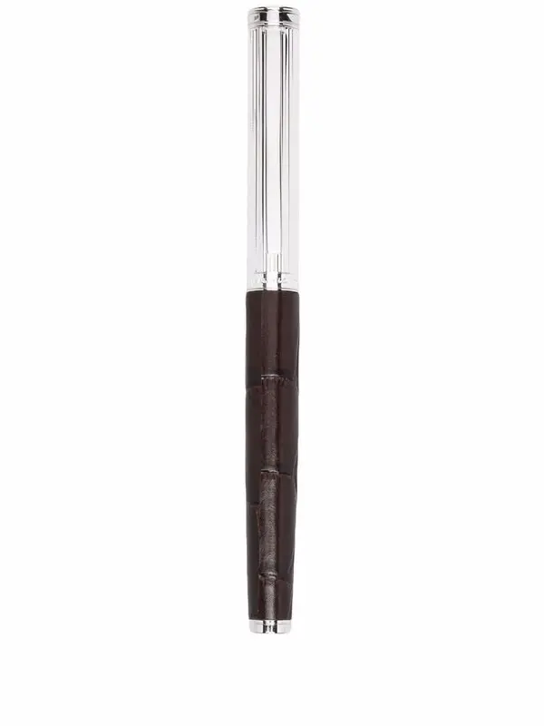 ASPINAL OF LONDON Croc-effect Rollerball Pen