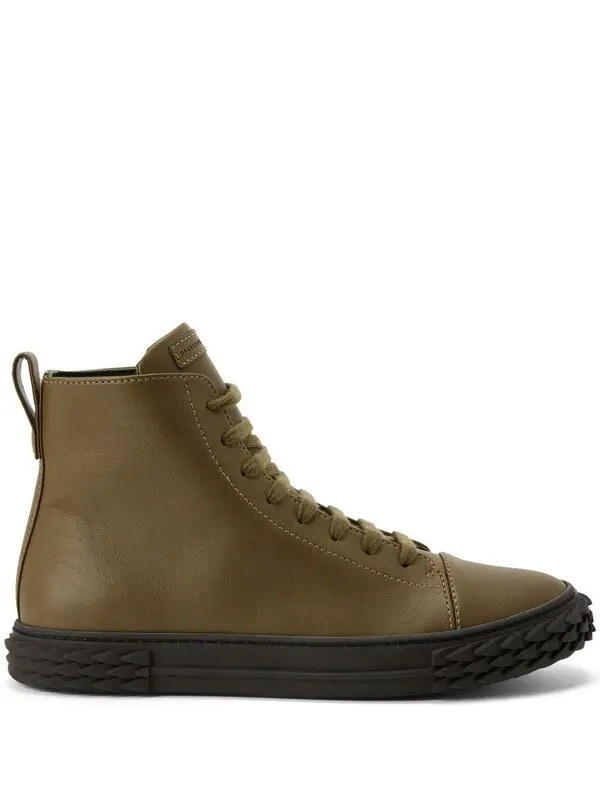 GIUSEPPE ZANOTTI Ecoblabber High-top Sneakers - Green