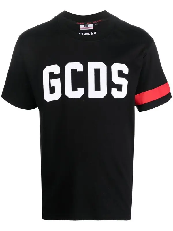 Gcds Logo-print T-shirt - Black