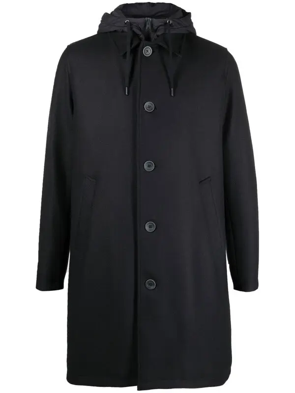 Herno Long-sleeve Button-up Coat