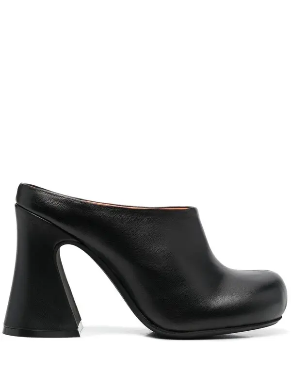 Marni Block-heel Leather Mules